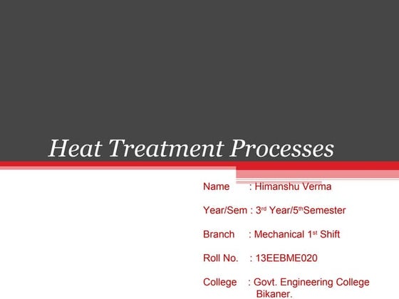 Blackodising process | PPTX | Chemistry | Science