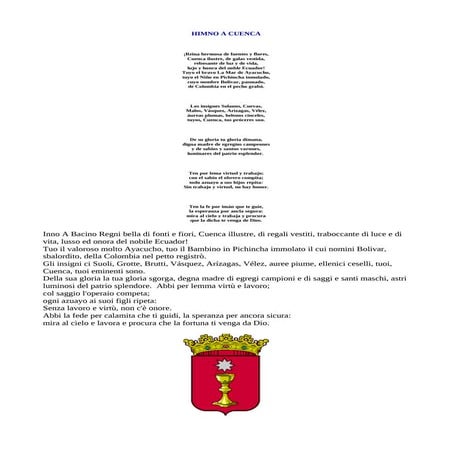 himno a cuenca Bandera Escudo | PDF