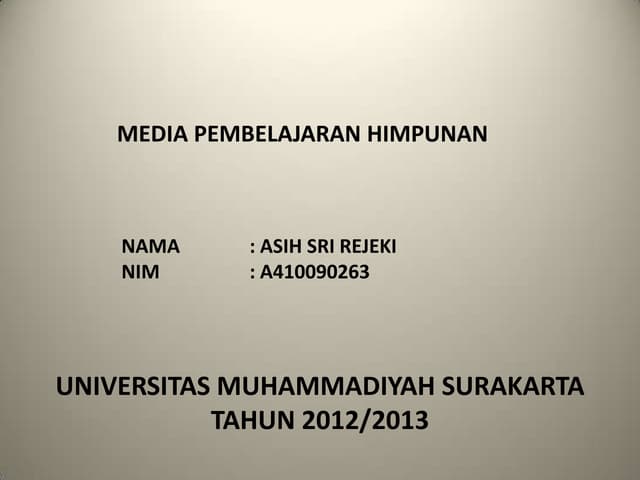 Rangkuman himpunan | DOCX