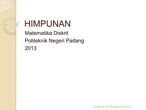 Himpunan | PPTX