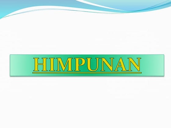 Himpunan | PPTX