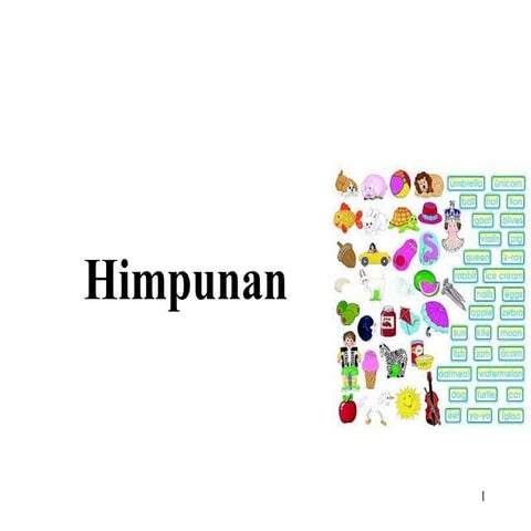 MATERI HIMPUNAN, OPERASI HIMPUNAN DAN JENIS-JENIS HIMPUNAN.ppt