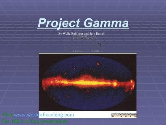 gamma rays | PPTX | Physics | Science