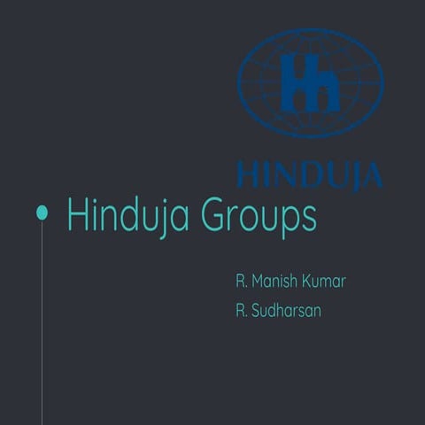 Hinduja groups | PPTX