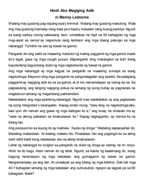 Hindi ako magiging adik.pptx