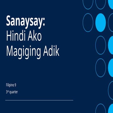 Hindi ako magiging Adik.pptxladjdjjdjjjdjdj | PPTX