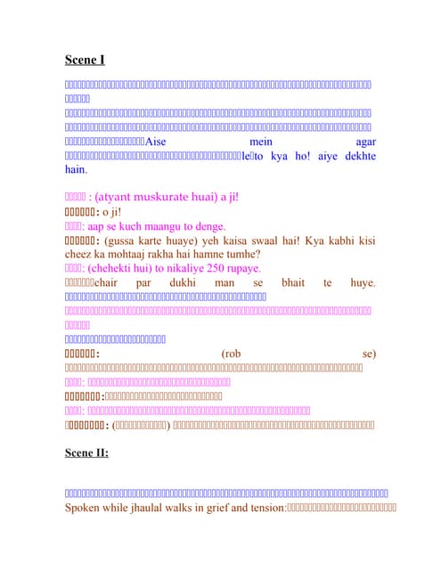 Science skit script | DOCX