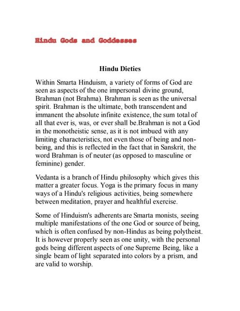 HINDUISM INTRODUCTION - MAIN VALUES - For Kids.pptx