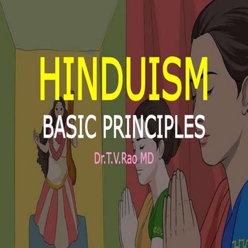 HINDUISM BASIC PRINCIPLES | PPTX