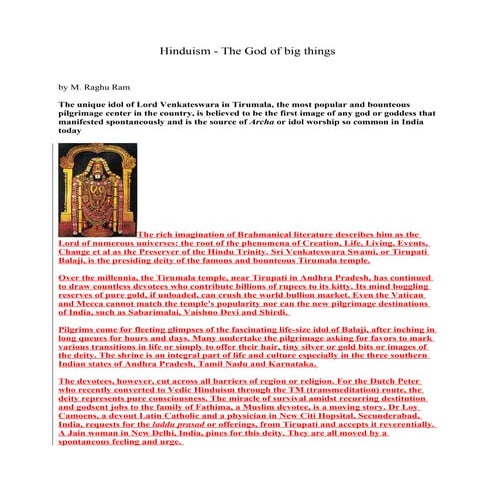 Hinduism | DOC