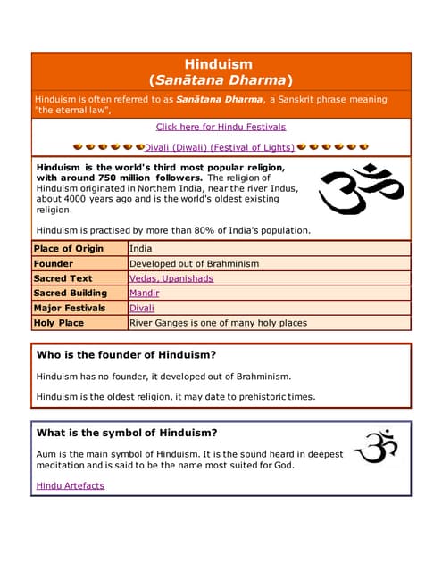 What Is Hinduism | PPT | Hinduism | Religion & Spirituality