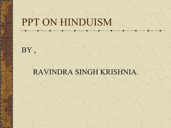 Hinduism Slides | PPT