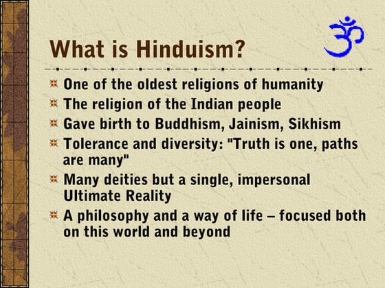What Is Hinduism | PPT | Hinduism | Religion & Spirituality