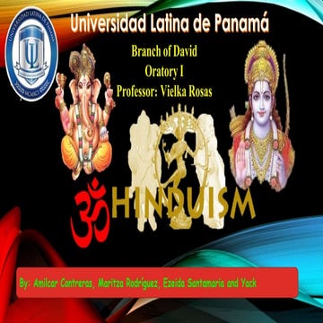 the Hinduism. | PPTX