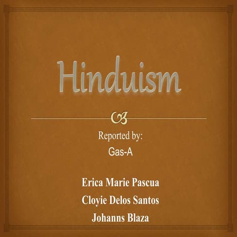 Hinduism | PPTX