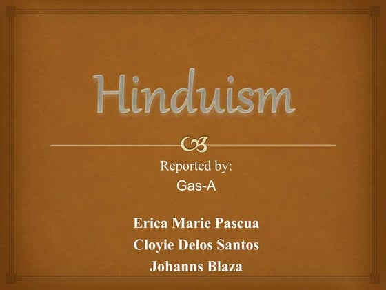 Hinduism | PPTX | Hinduism | Religion & Spirituality