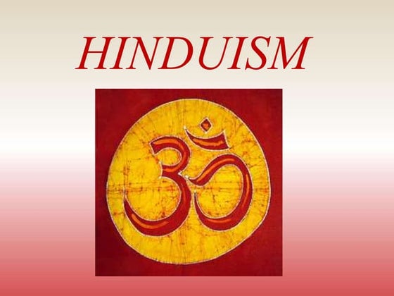 IWRBS LESSON HINDUISM FACTS AND CONCEPTS | PPTX