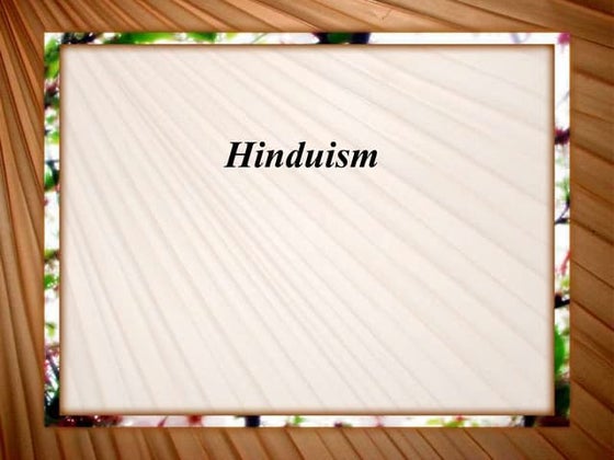 Hinduism | PPT