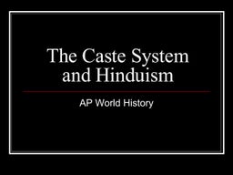 The Caste System Of Ancient India | PPT
