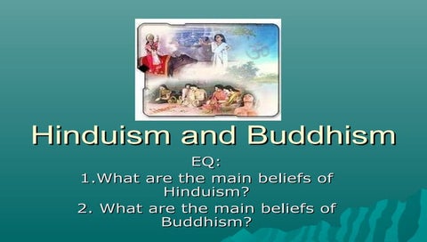 Indian lesson 3 Hinduism and Buddhism | PPT