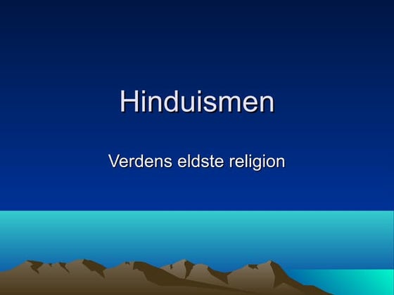 Hinduisme | PPT