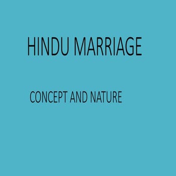 Divorce under the hindu marriage act, 1955 | PPTX