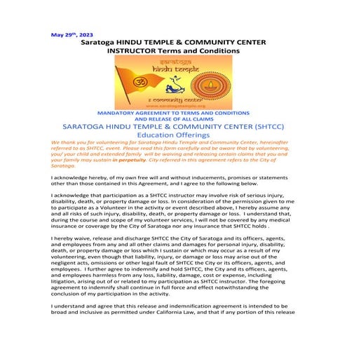 Hindu Temple Terms & Conditions INSTRUCTORS.pdf