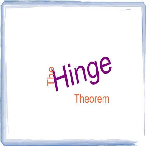 Hinge theorem | ODP