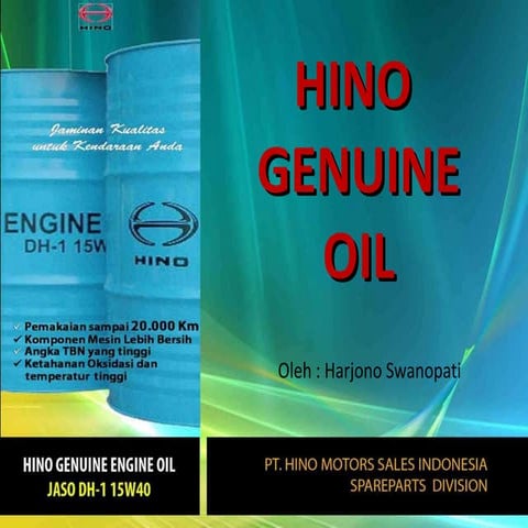 Hino Genuine Oil | PPT