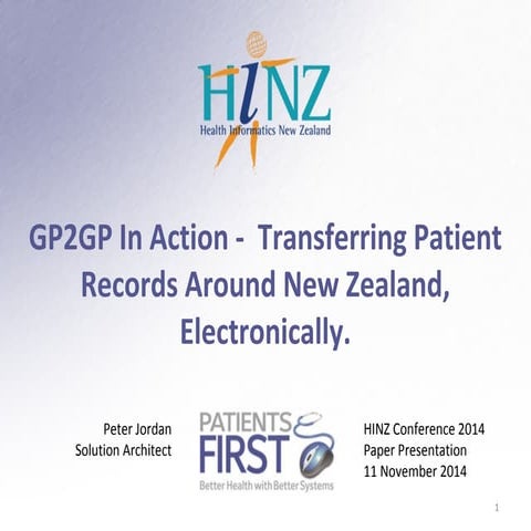 GP2GP In Action - Transferring Patient Records Around New Zealand ...