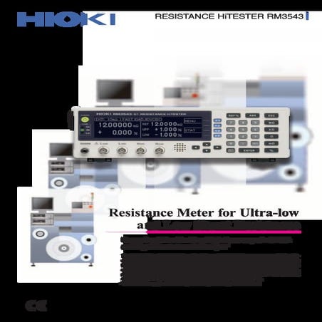 Hioki resistance meter_rm3543_e5-7xb | PDF