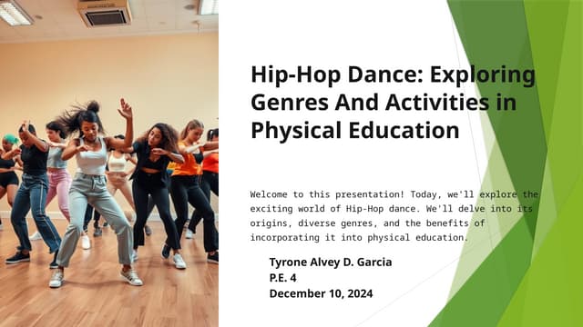 MODULE 2 HIP HOP DANCE_SHS_PHYSICAL EDUCATION | PDF