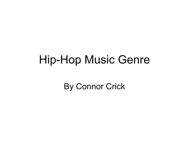 Hip Hop PowerPoint Presentation | PPTX | Hip Hop Music | Music