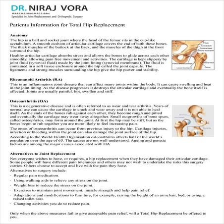 Total hip replacement | PPSX