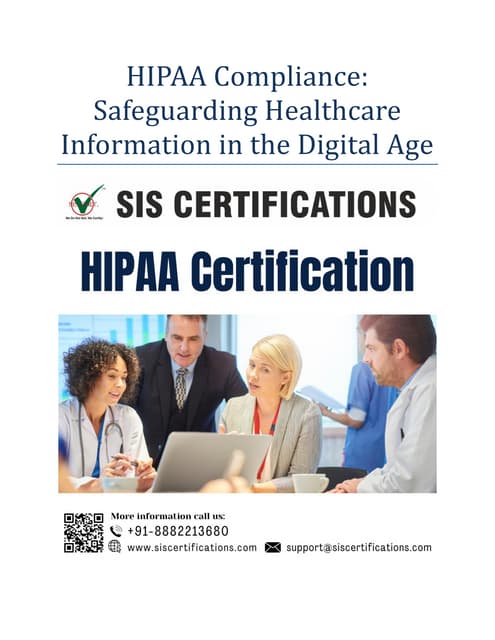 Essential Components of an Effective HIPAA Safeguard Program | PDF