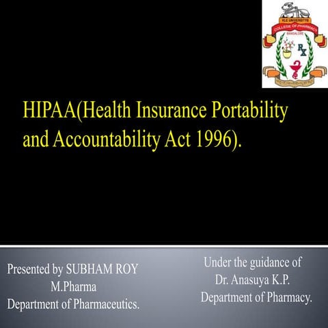 hipaa by roy.pptx