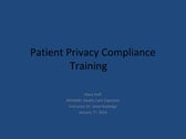 Hipaa training | PPT