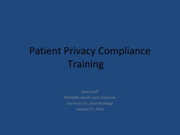 Hipaa training | PPT