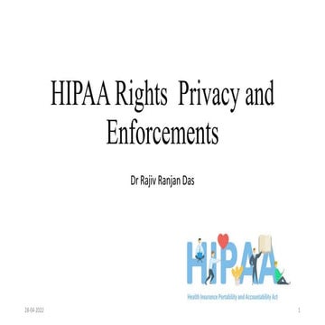 HIPAA Rights Privacy and Enforcements RD.pptx