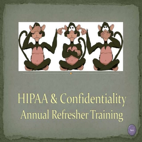 HIPPA Training | PPT