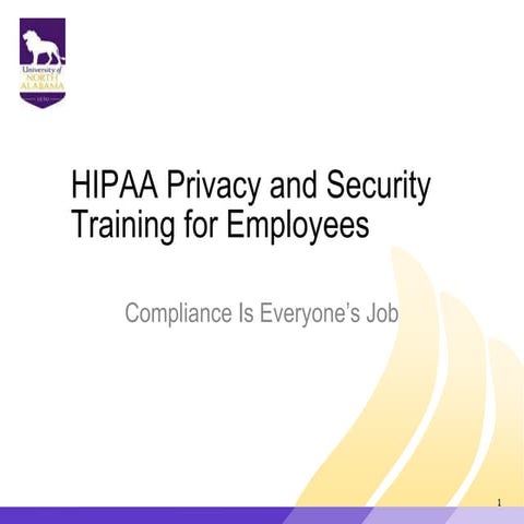 UNA HIPAA Training 8-13 | PPTX