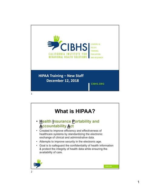 Hipaa in clinical trails | PPTX