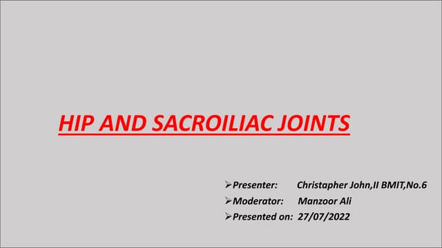 Knee joint (Radiographic projection's) | PPTX