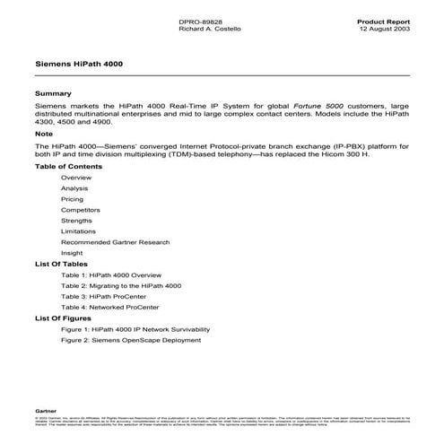 Hi path 4000 real time ip system | PDF