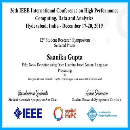26th IEEE International Conference on High Performance Computing, Data ...