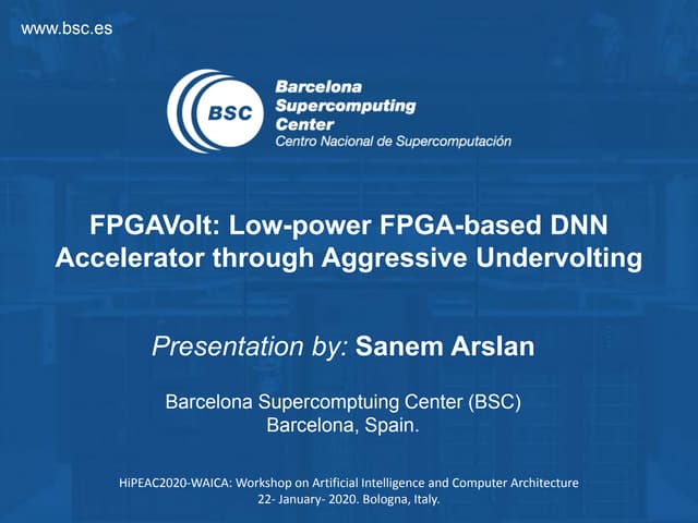 Fpgavolt Low Power Fpga Based Dnn Accelerator Through Aggressive