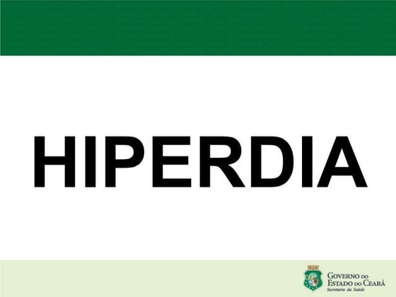 Apresentação hiperdia | PPT