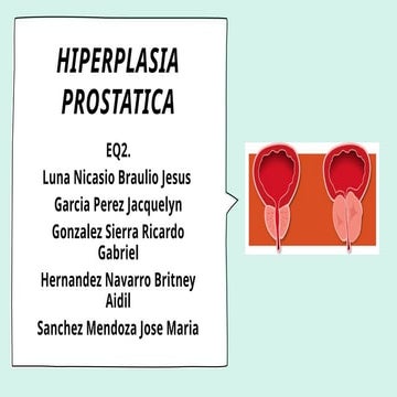 HIPERPLASIA PROSTÁTICA BENIGNA - aplicada a la medicina | PPTX