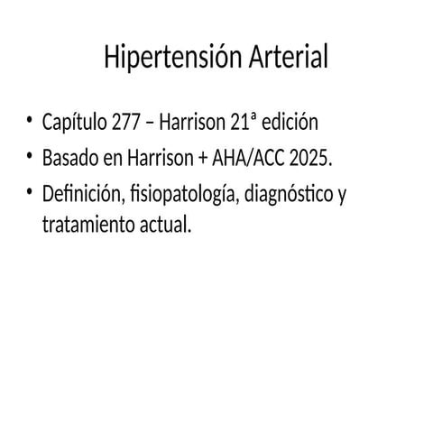 Hipertension_Harrison_21ed.pptx jjjjjjjjj | PPTX