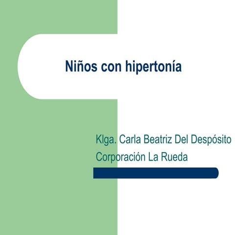 Hipertonia | PPT